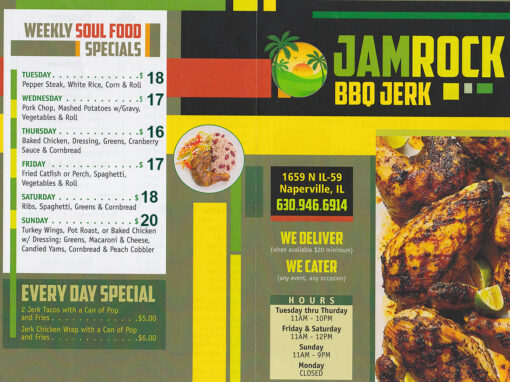 MENU | Jamrock BBQ Jerk